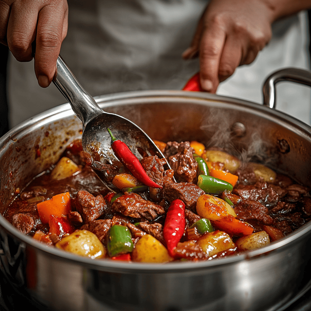 Filipino Beef Caldereta (Kalderetang Baka) - Kusina Secrets
