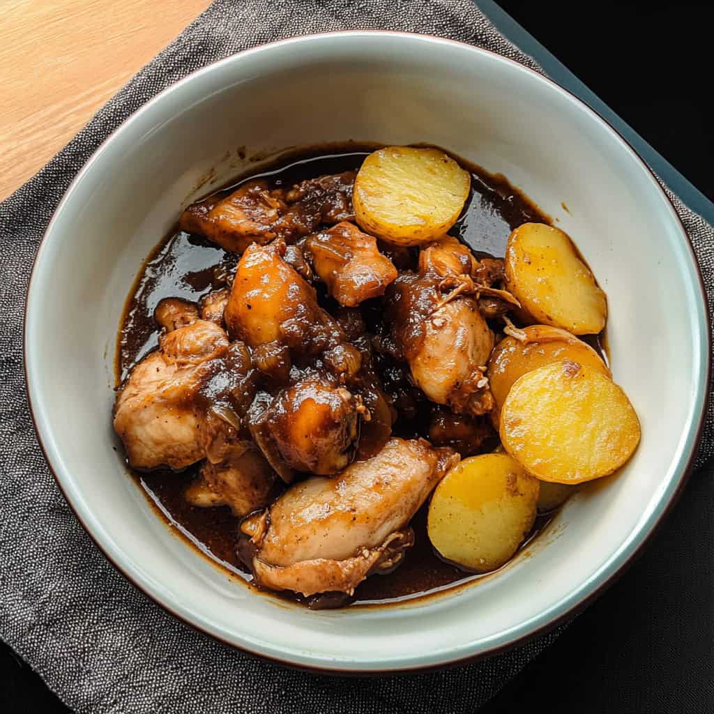 Filipino Chicken Adobo with Crispy Potatoes - Kusina Secrets
