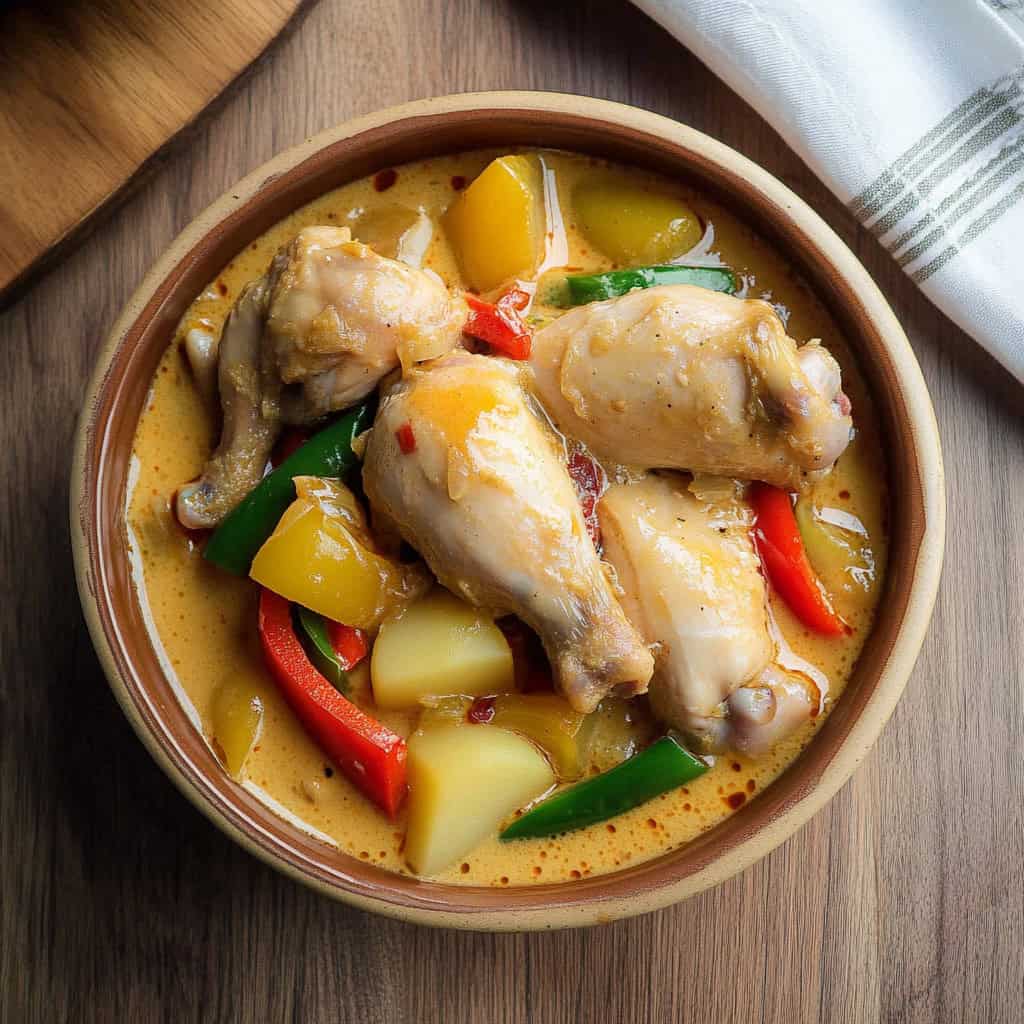 Ginataang Manok (Filipino Chicken in Spicy Coconut Milk) - Kusina Secrets