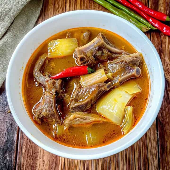 Authentic Ilonggo Kansi (Beef Shank Sour Soup) - Kusina Secrets