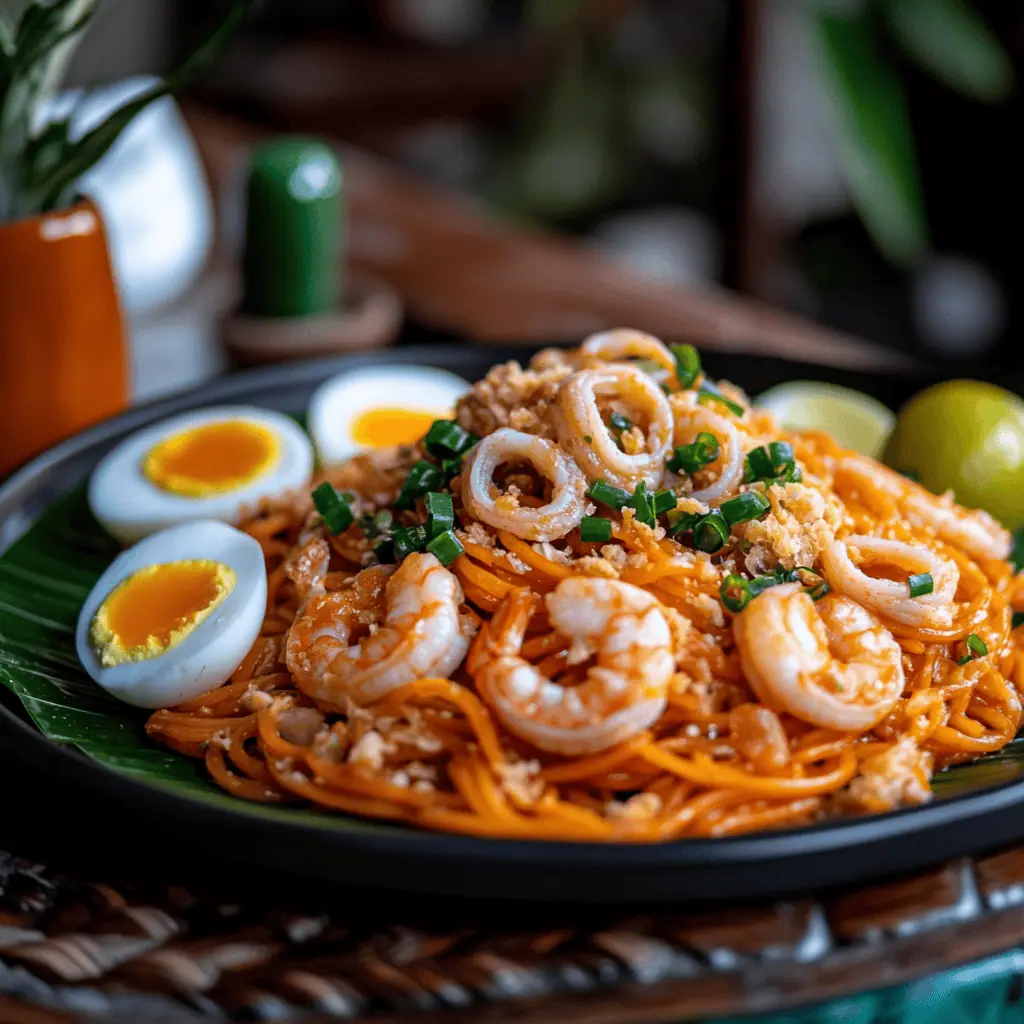 Authentic Pancit Malabon (Pancit na may Sarsa ng Hipon at Seafood ...