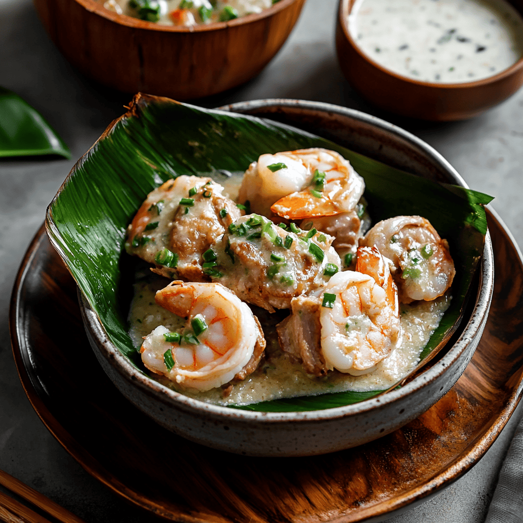 Pinais na Hipon (Filipino Coconut Shrimp Parcels) - Kusina Secrets