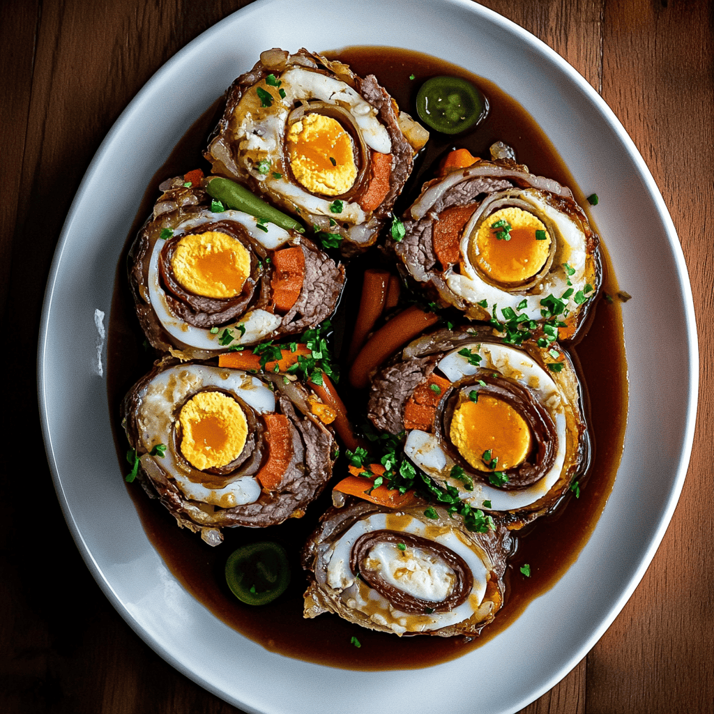 Filipino Beef Morcon - Kusina Secrets