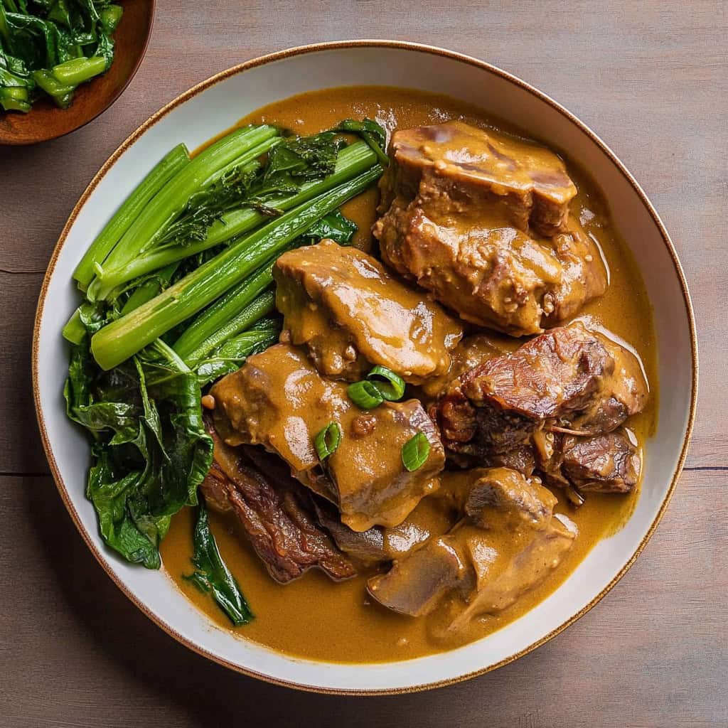 Filipino Kare-Kare (Traditional Oxtail and Peanut Stew) - Kusina Secrets