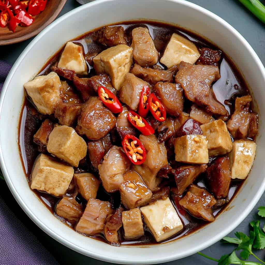 Tokwa't Baboy (Filipino Tofu and Pork Dish) - Kusina Secrets