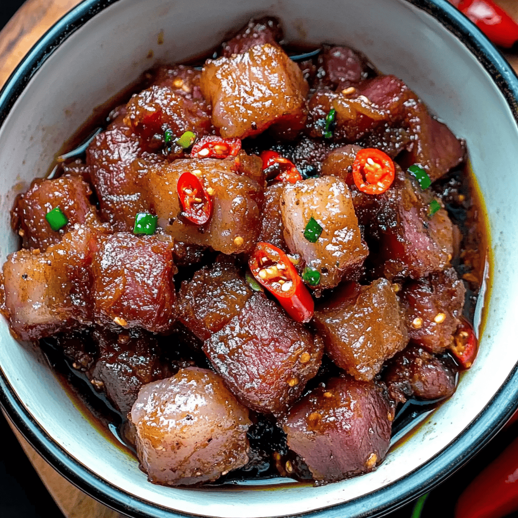 Binagoongan na Baboy (Filipino Pork in Shrimp Paste) - Kusina Secrets