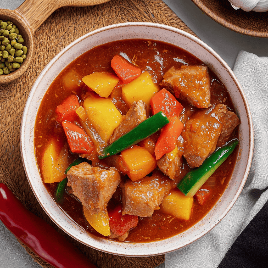 Filipino Pork Afritada (Afritadang Baboy) - Kusina Secrets