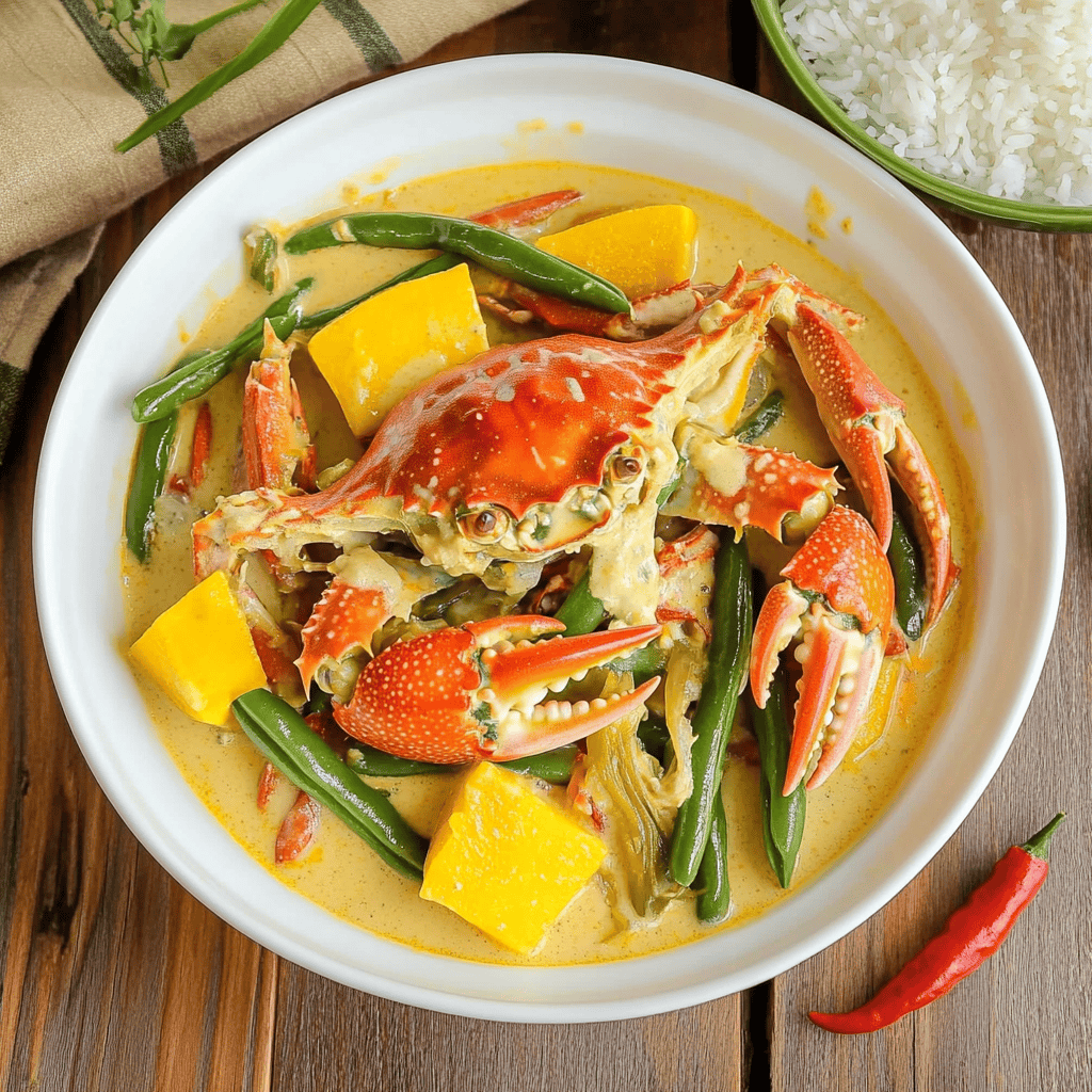 Ginataang Alimasag (Filipino Crab in Coconut Milk) - Kusina Secrets