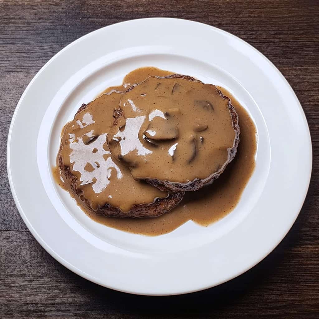 Filipino Burger Steak (Burger Steak sa Mushroom Gravy) - Kusina Secrets