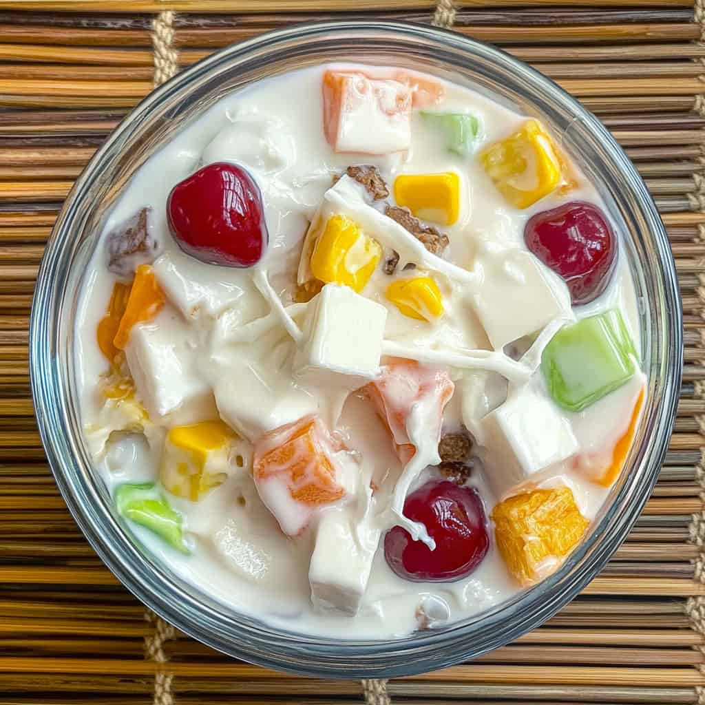 Filipino Buko Salad (Coconut Fruit Salad) - Kusina Secrets