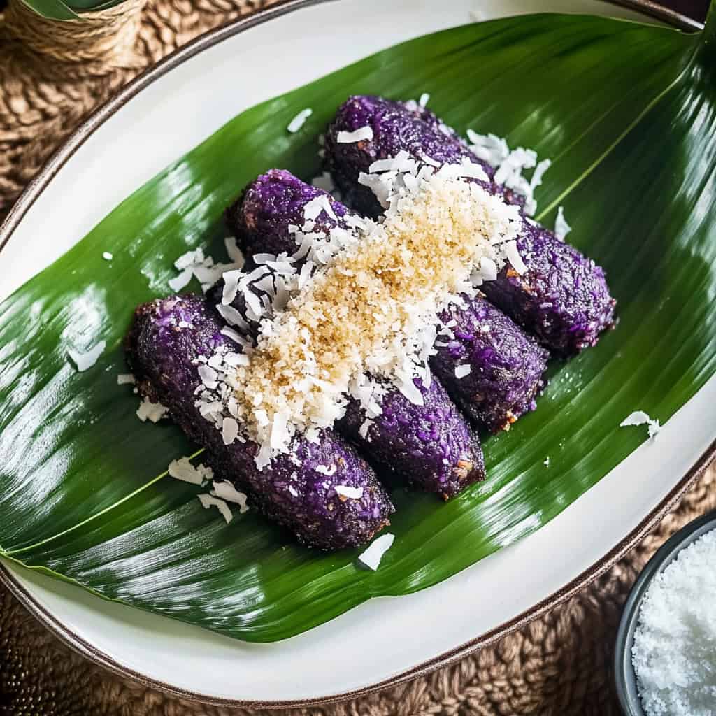 Filipino Puto Bumbong (Purple Rice Cake) - Kusina Secrets