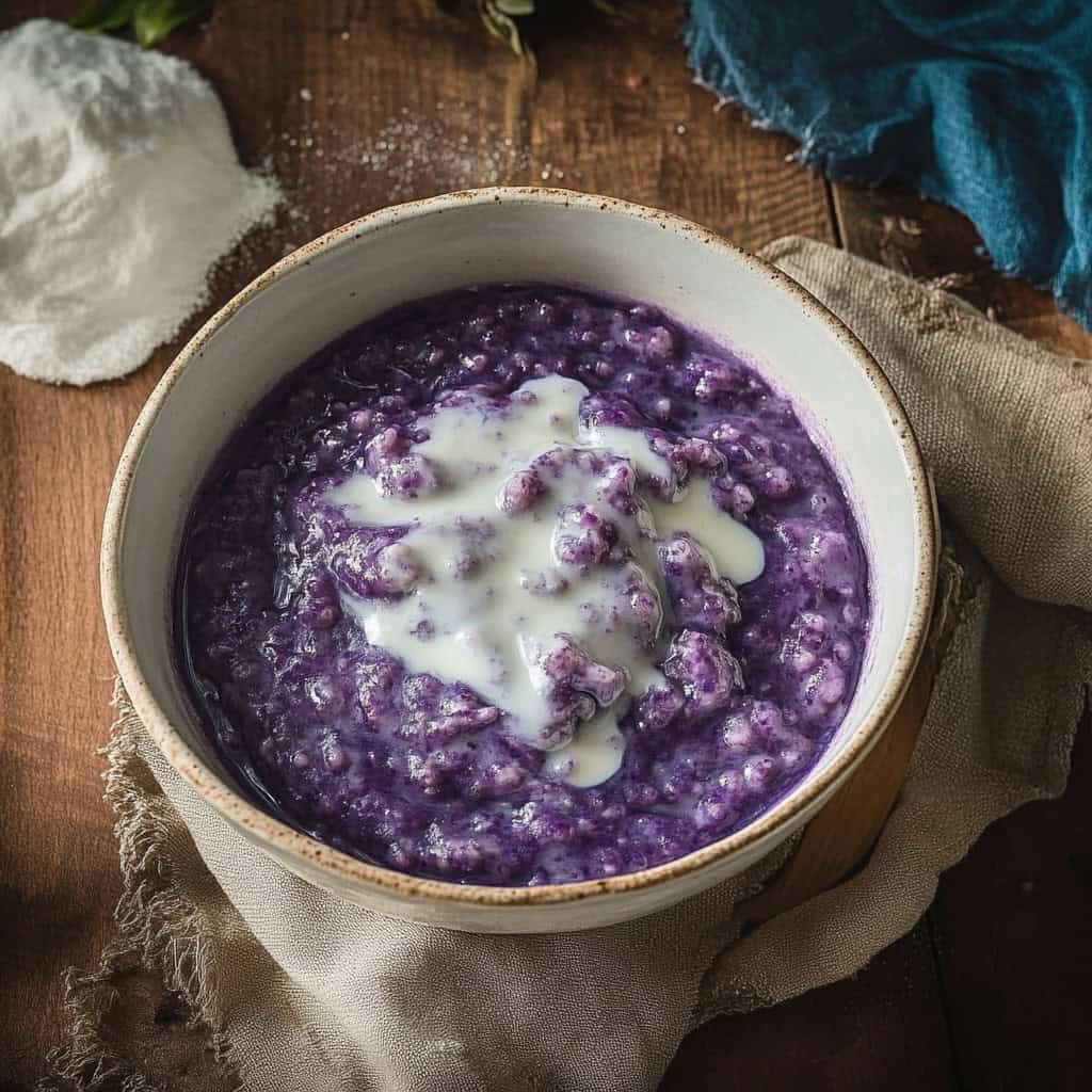 Ube Champorado (Purple Yam Rice Porridge) - Kusina Secrets