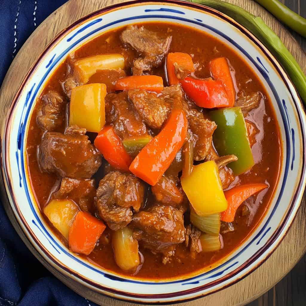 Kalderetang Kambing (Filipino Goat Caldereta) - Kusina Secrets