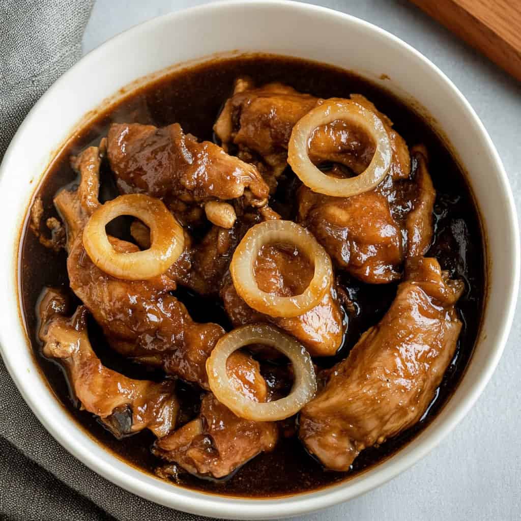 Filipino Chicken Bistek (Bistek Manok) - Kusina Secrets