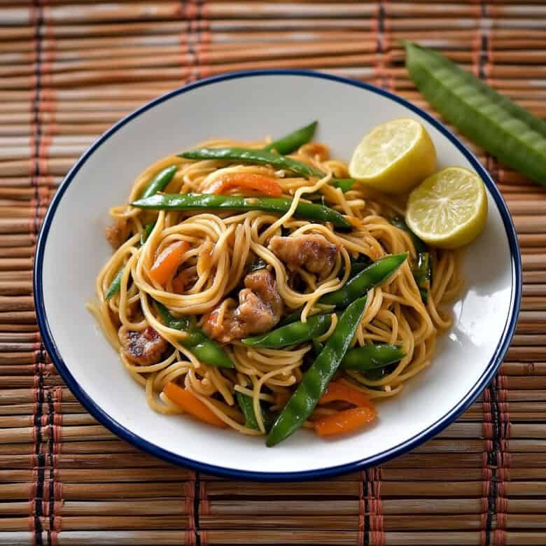 Pancit Miki Guisado (Stir-Fried Miki Noodles) - Kusina Secrets