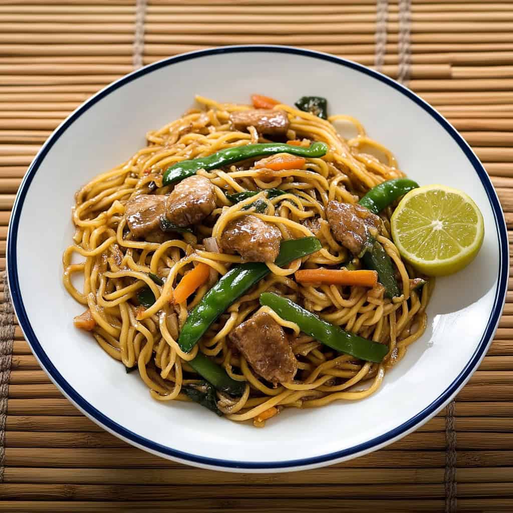 Pancit Miki Guisado (Stir-Fried Miki Noodles) - Kusina Secrets
