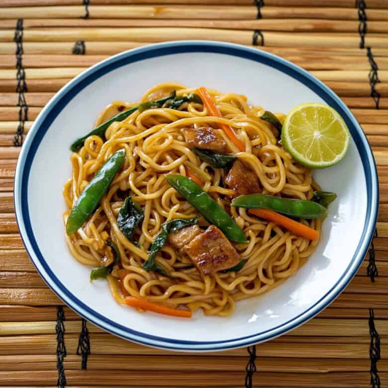 Pancit Miki Guisado (Stir-Fried Miki Noodles) - Kusina Secrets