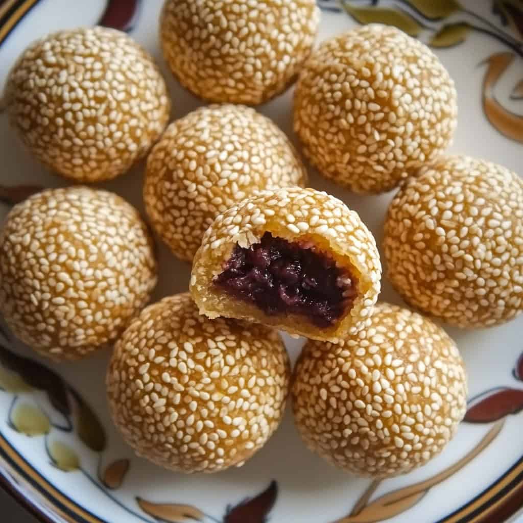 Buchi (Filipino Sesame Balls) - Kusina Secrets