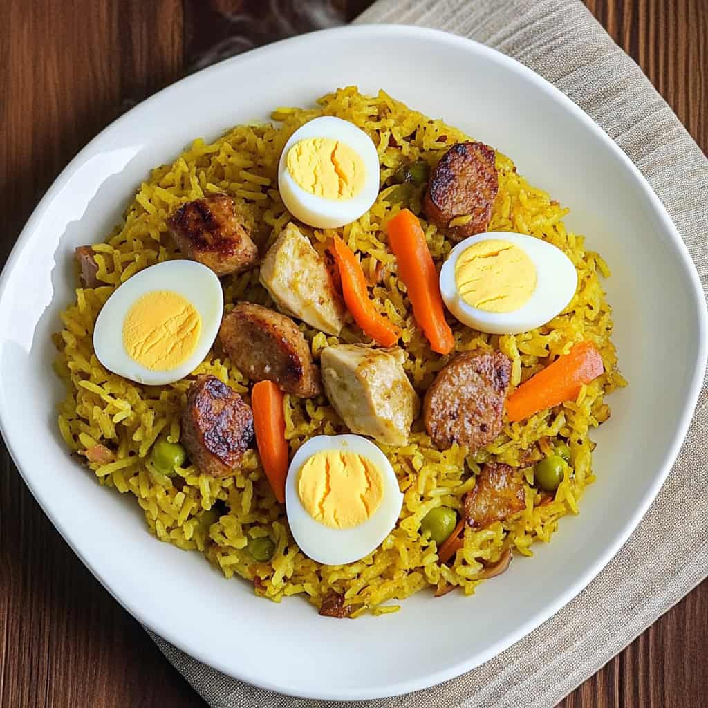 Filipino Bringhe (Kapampangan Yellow Rice Paella) - Kusina Secrets