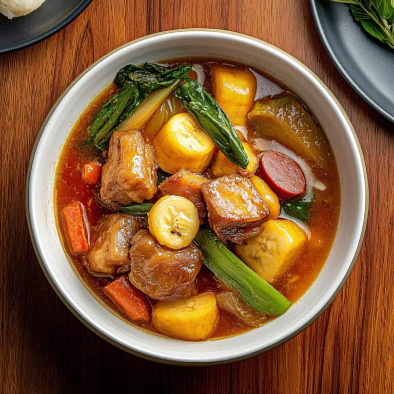 Filipino Pork Pochero (Pocherong Baboy) - Kusina Secrets