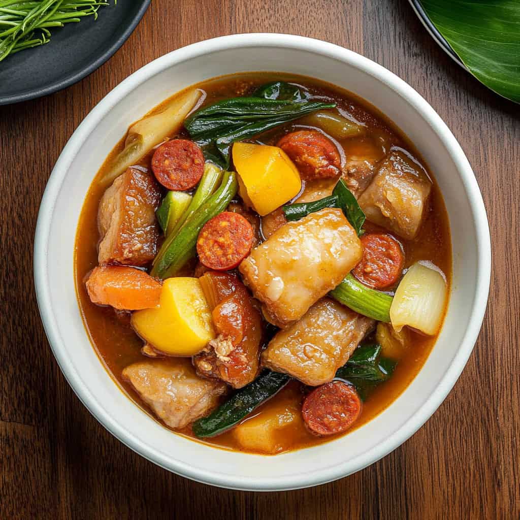 Filipino Pork Pochero (Pocherong Baboy) - Kusina Secrets