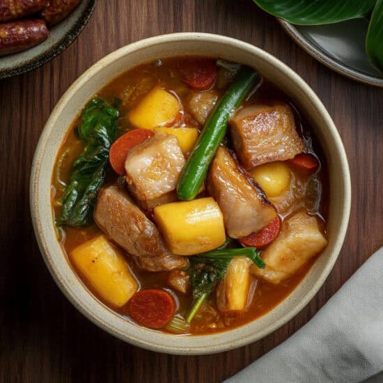 Filipino Pork Pochero (Pocherong Baboy) - Kusina Secrets