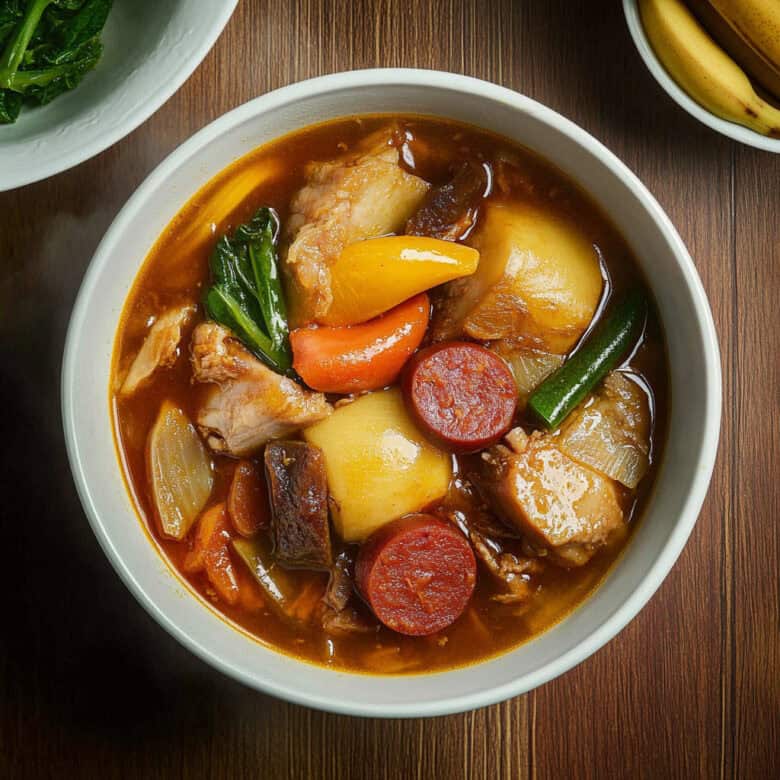 Filipino Pork Pochero (Pocherong Baboy) - Kusina Secrets