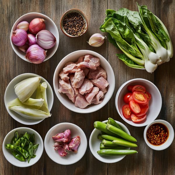 Sinigang na Manok (Filipino Sour Chicken Soup) - Kusina Secrets