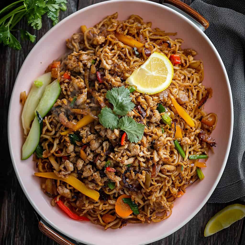 Pancit Sisig (Pancit Bihon with Crispy Pork Sisig) - Kusina Secrets