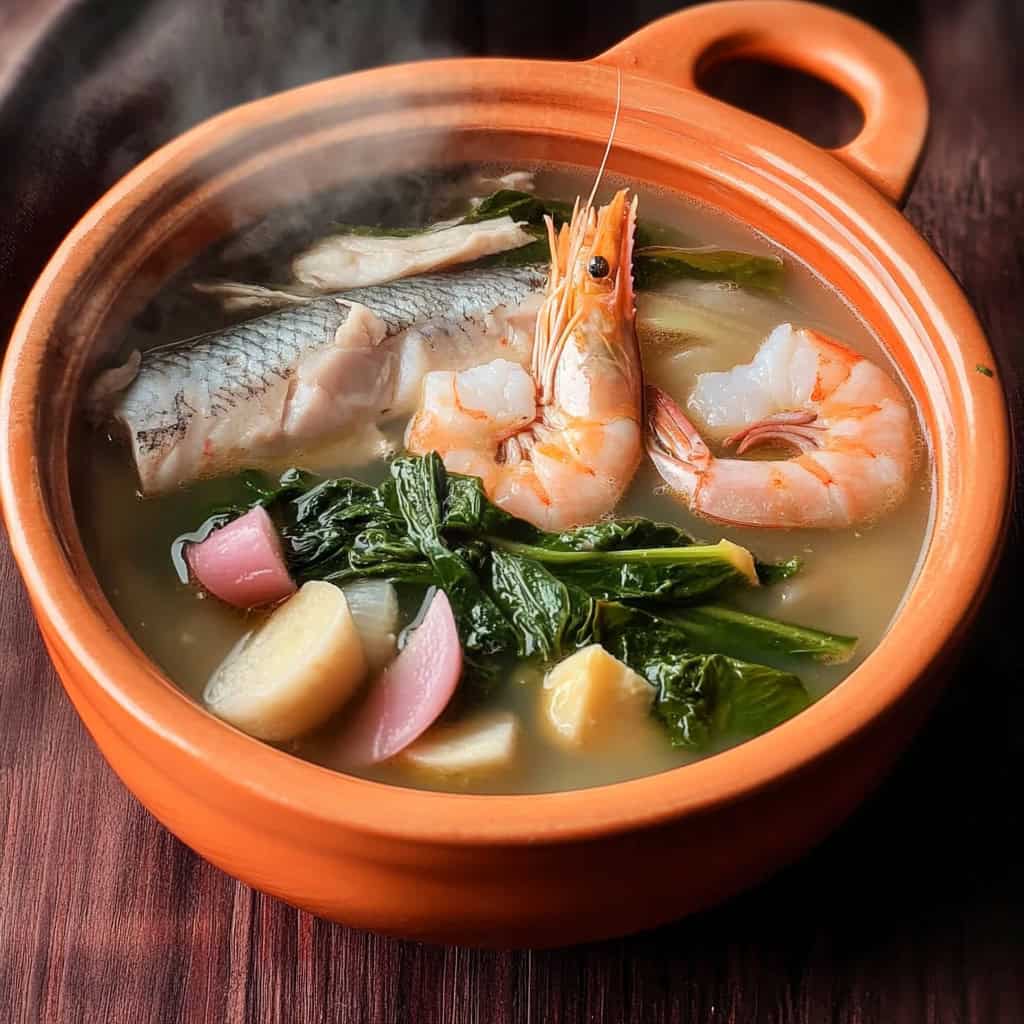 Bulanglang na Bangus at Hipon (Filipino Milkfish and Shrimp Soup ...