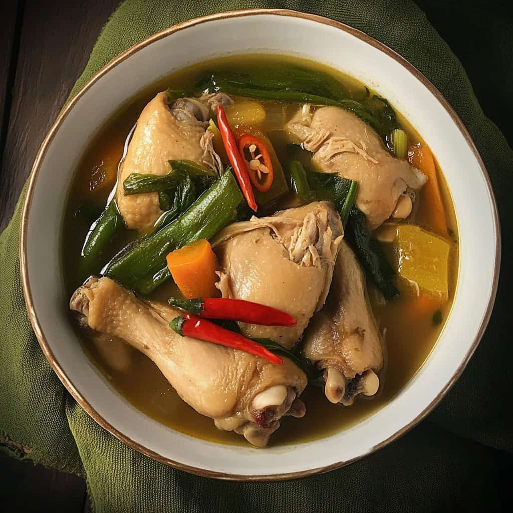 Sinigang na Manok (Filipino Sour Chicken Soup) - Kusina Secrets