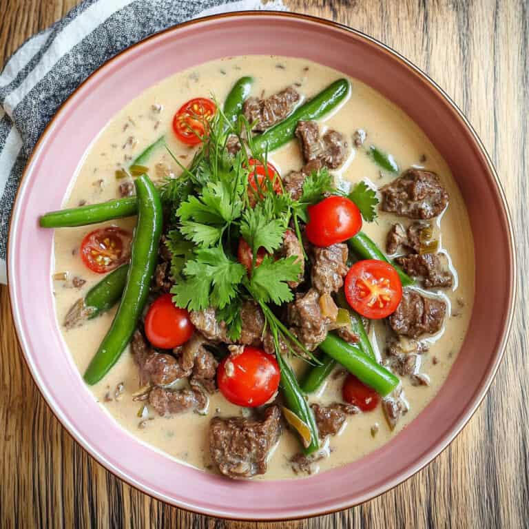 Beef Tinaktak (Chamorro Coconut Beef with Green Beans) - Kusina Secrets