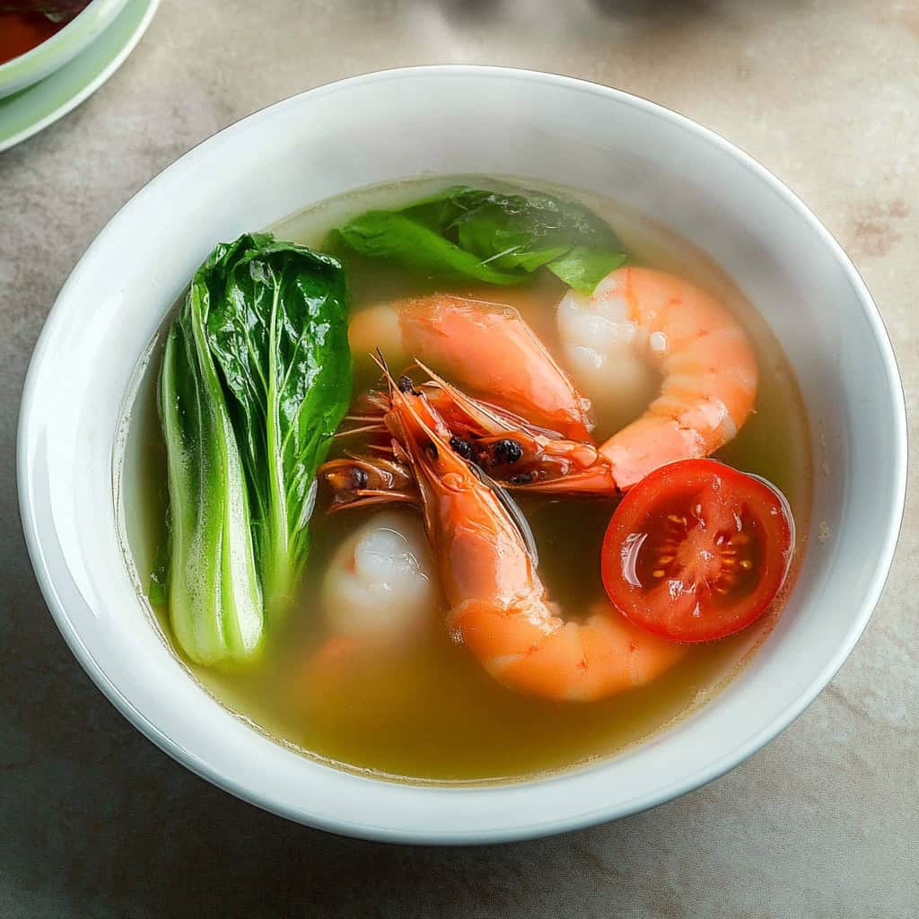 Sinigang na Hipon sa Calamansi (Filipino Shrimp Sour Soup) - Kusina Secrets