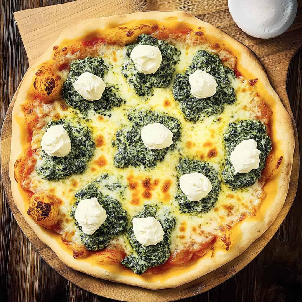 Creamy Spinach Dip Pizza (Angel's Pizza-Inspired Recipe) - Kusina Secrets