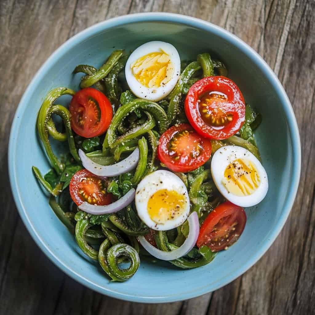 Ensaladang Pako (Filipino Fiddlehead Fern Salad) Recipe - Kusina Secrets