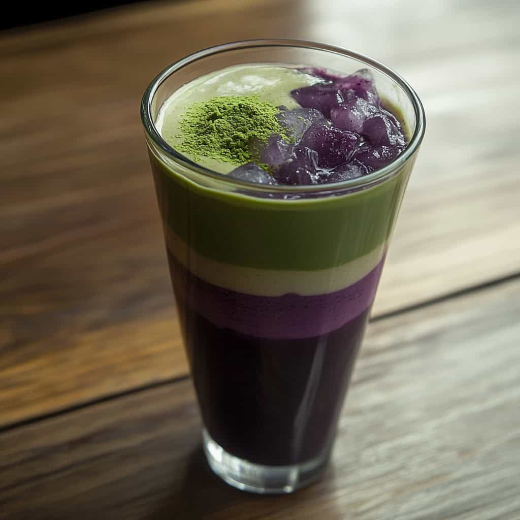 Ube Matcha Latte Recipe - Kusina Secrets