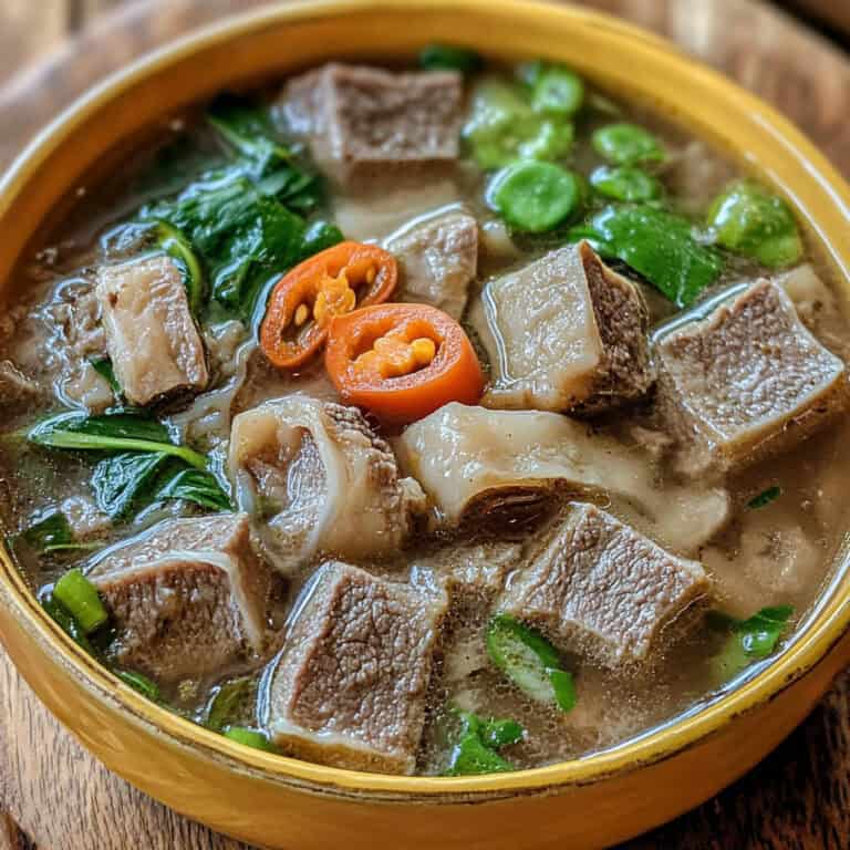 Sinanglaw (Authentic Filipino Beef and Offal Soup)